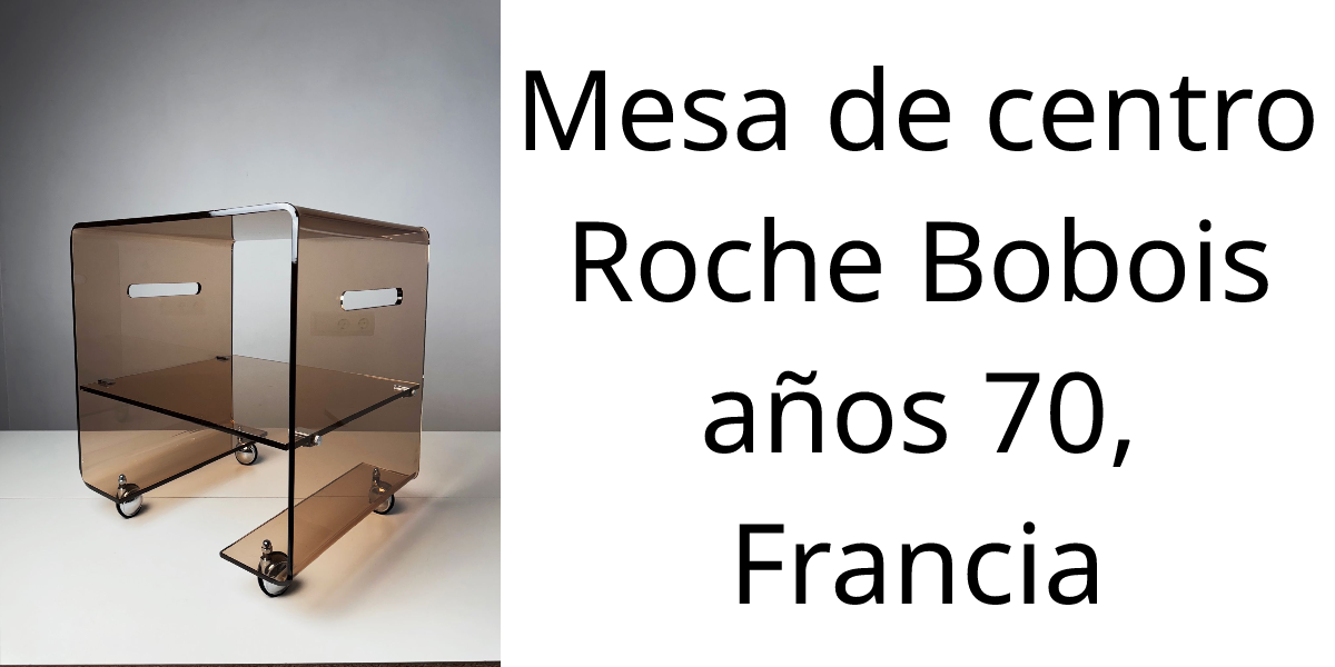Mesa de centro Roche Bobois años 70, Francia | Mesas | Retro Pickers